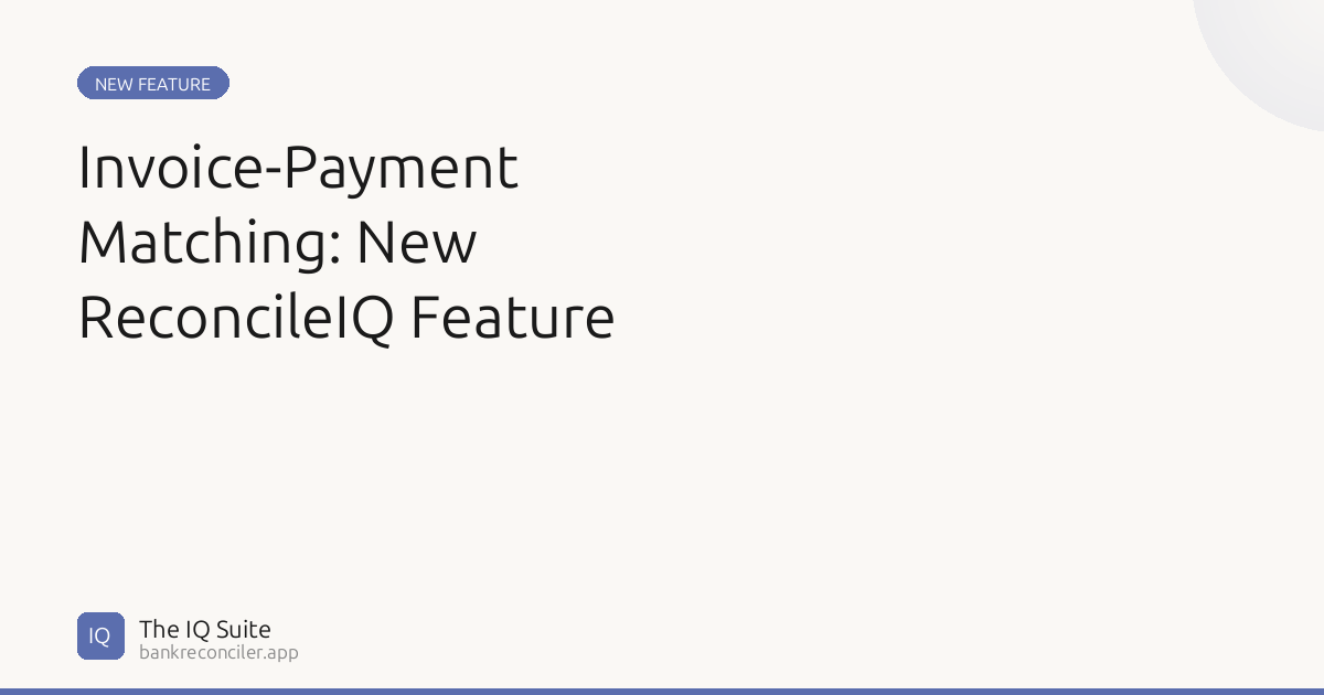 How to Match Invoices to Bank Payments Automatically